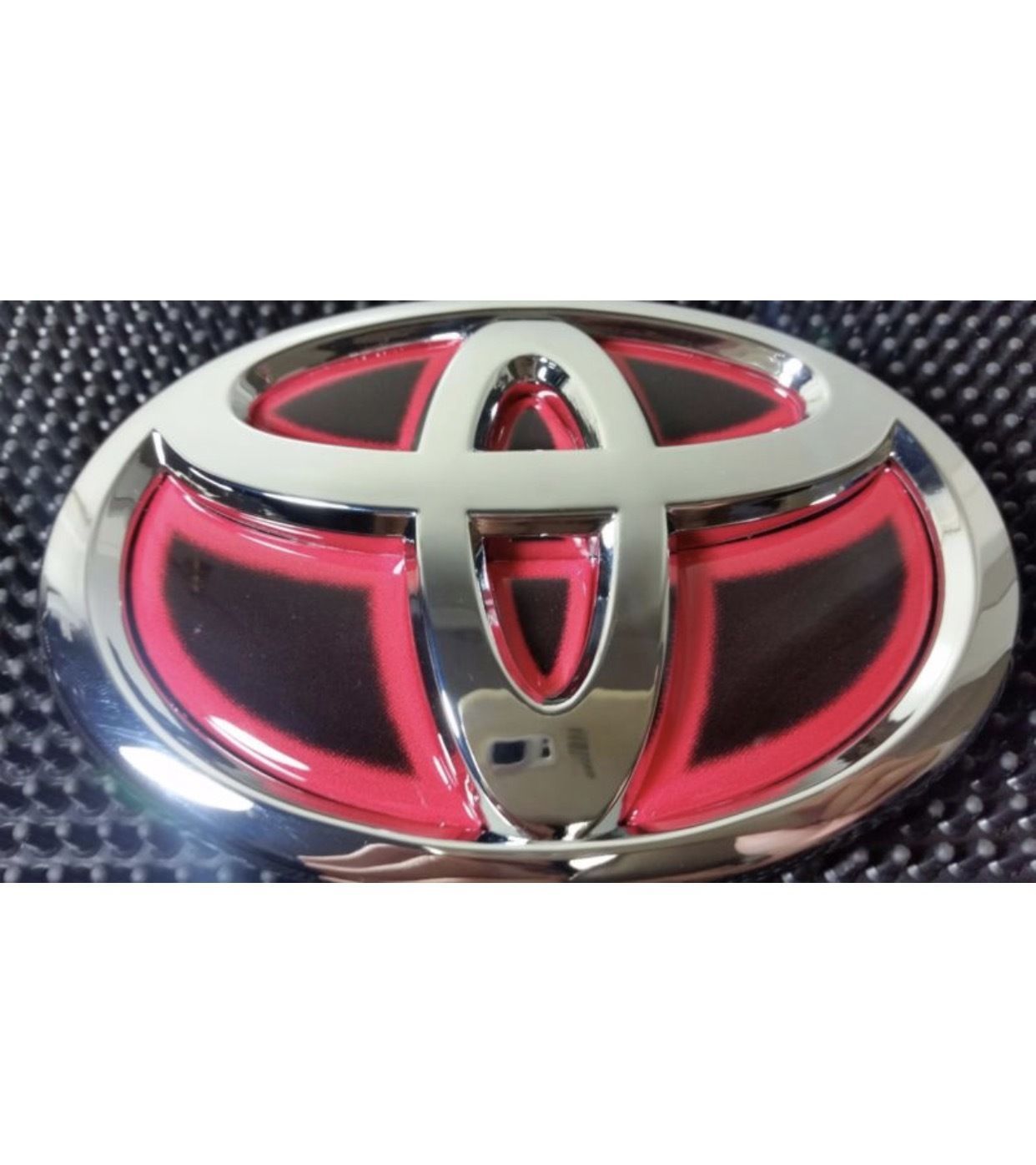 1 Pcs, Black & Red Toyota Corolla 3D Emblem and 50 similar items