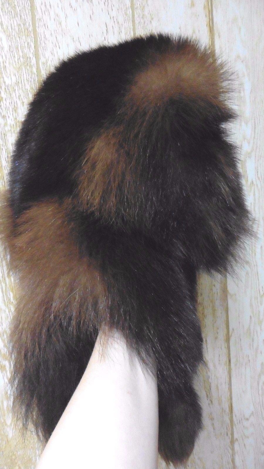 (AK-Hat-1) Mountain Man taxidermy Wolverine fur hat full pelt Trapper ...