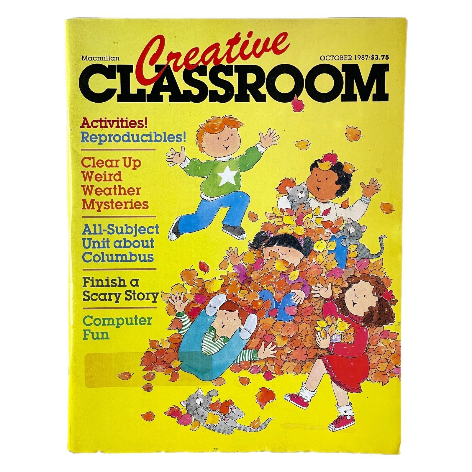 Creative Classroom Magazine Macmillan October 1987 Vintage 80s ...