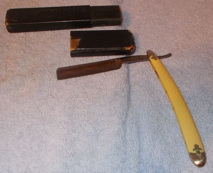 Vintage Men's Straight Razor with Box Lakeside Cutlery Chicago Il ...