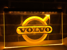 Volvo 3D LED Neon Sign Light Plate Flag Club Man Cave Emblem - Other ...