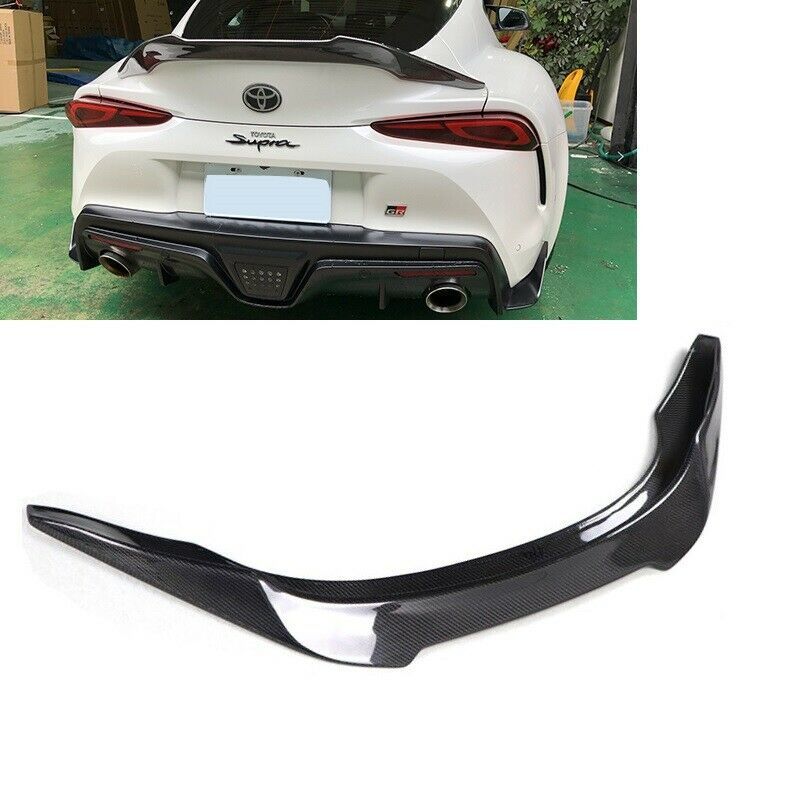 Carbon Fiber Rear Trunk Duckbill Spoiler Boot Spoiler For Toyota Supra ...