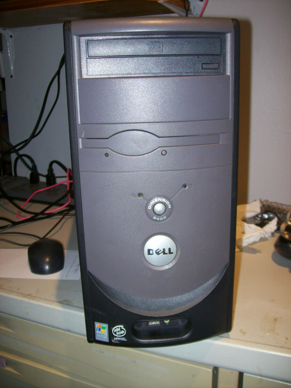 Dell Dimension 2400 Desktop Tower PC 2.6 GHz 1 Gb Ram, 75 Gb Hdd FULLY ...
