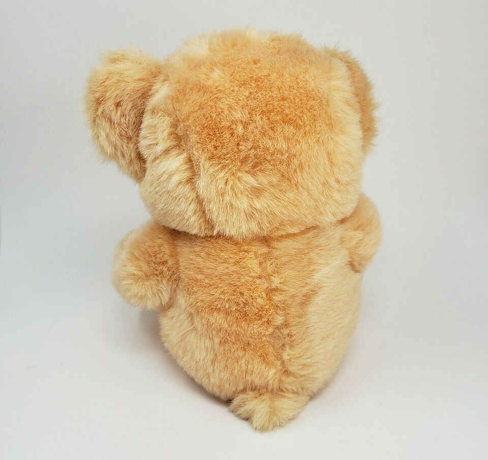 15" VINTAGE 1991 24K POLAR PUFF 5614 BUDDY TEDDY BEAR STUFFED ANIMAL ...