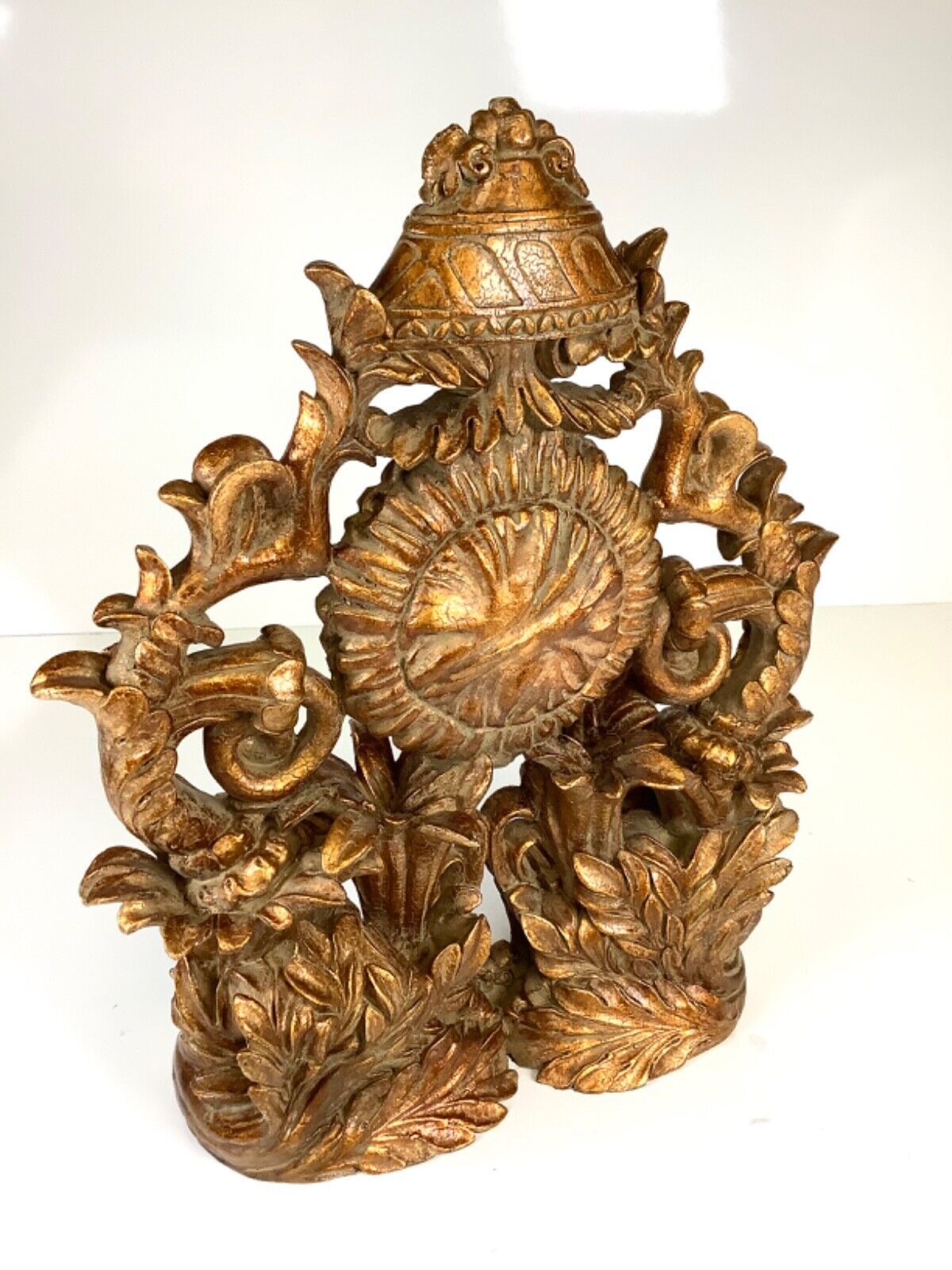 Vintage Kyo Mid Century Modern Gold Mantle/Desk/Table Clock MCM Boho ...