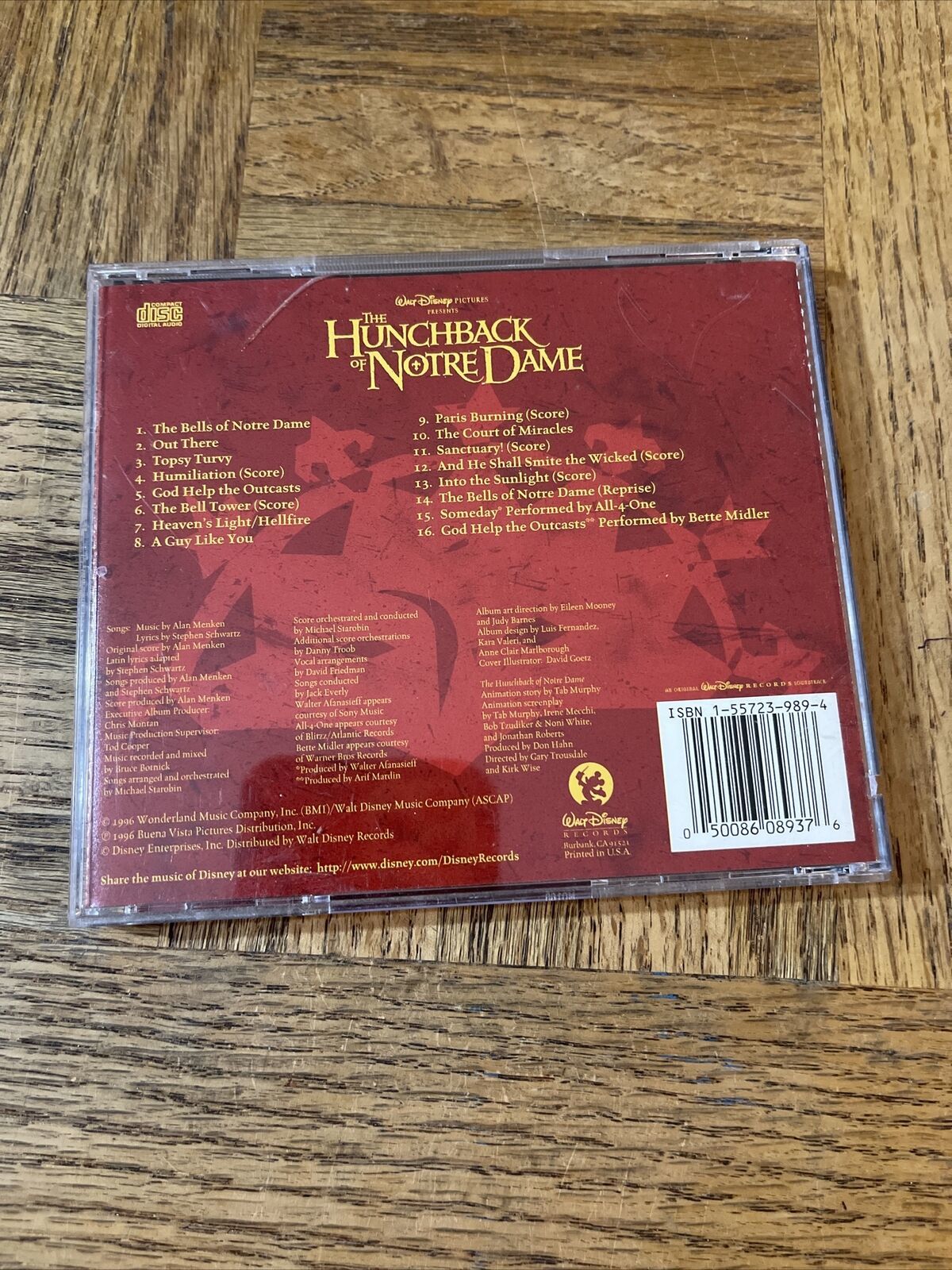 The Hunchback Of Notre Dame CD - CDs