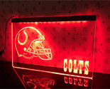 NFL INDIANAPOLIS COLTS LED Neon Sign for Game Room,Office,Bar,Man Cave ...