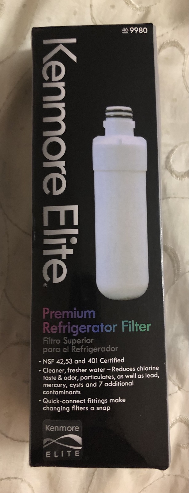 Kenmore Elite Premium Refrigerator Water Filter 9980 - Small Kitchen ...