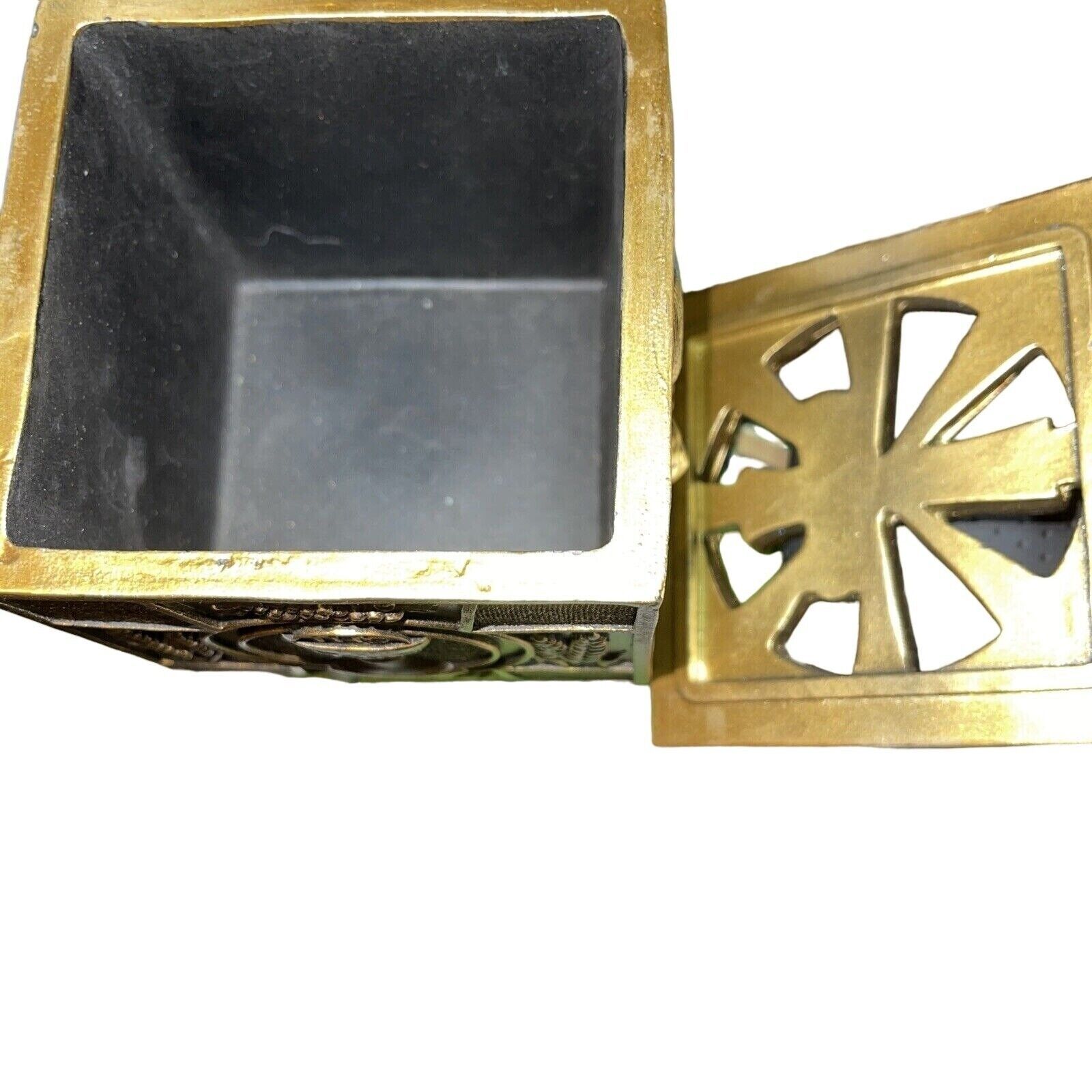 Hidden treasure box with lid Religious Scripture Jeremiah 29:11 Gold ...