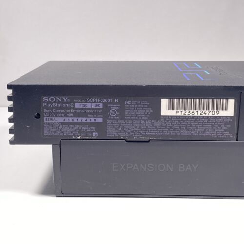 Sony PlayStation 2 Fat PS2 SCPH-3001 For Parts Not Working - Video Game ...