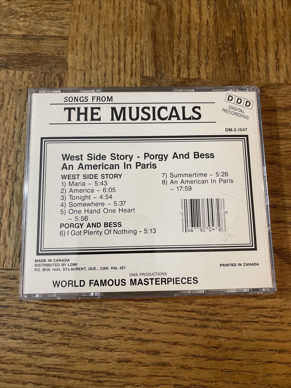 The Musicals CD - CDs