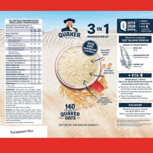 QUAKER 3 in 1 Oat Cereal Drink - 4 Packs and 15 similar items