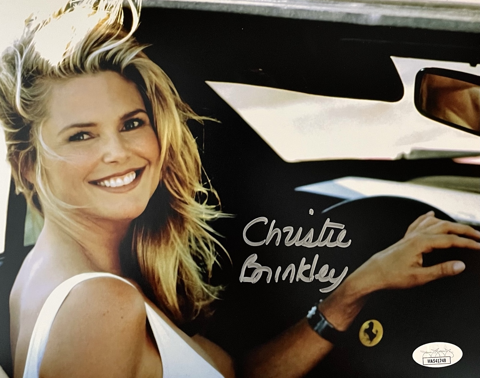 CHRISTIE BRINKLEY SIGNED Autograph 8x10 PHOTO VEGAS VACATION JSA ...