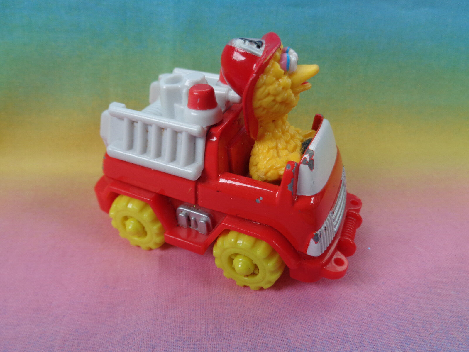 2005 Mattel Sesame Street Muppets Die Cast Big Bird Fire Truck - as is ...