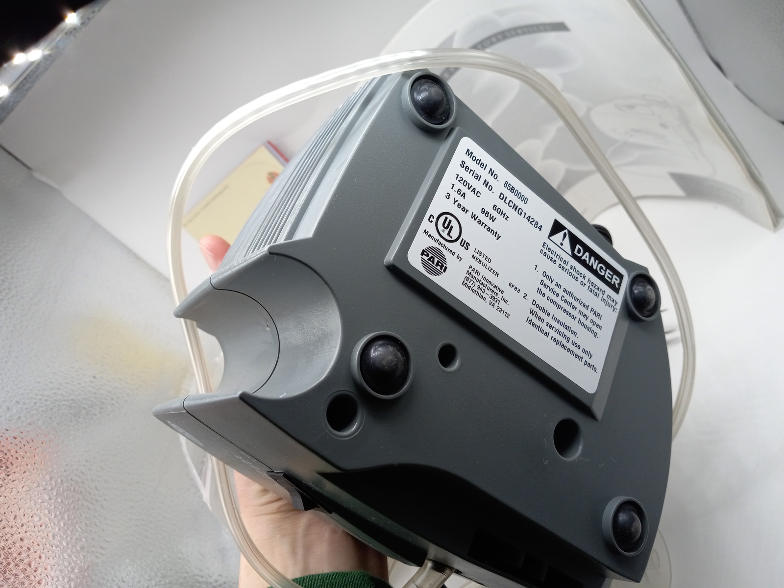 Proneb Ultra Compressor Nebulizer System model 85B0000 see notes ...