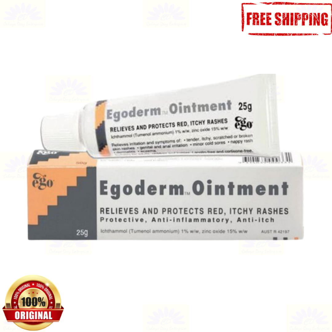 1 X Egoderm Ointment 25g Reduce Red Itchy Rashes Eczema Dermatitis Dry ...