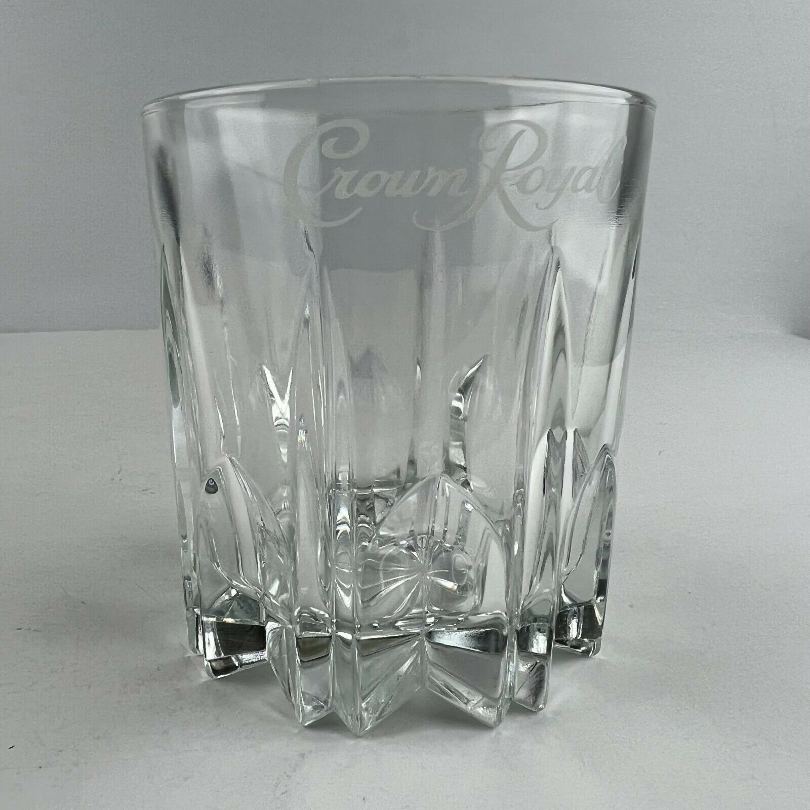 Crown Royal Crystal Starburst Base Whiskey Low Ball Rock Glass - Crown ...