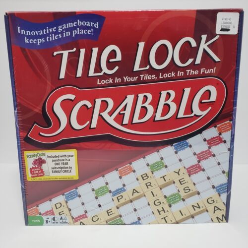 Scrabble Tile Lock Board Game Winning Moves Brand New Factory Sealed by ...