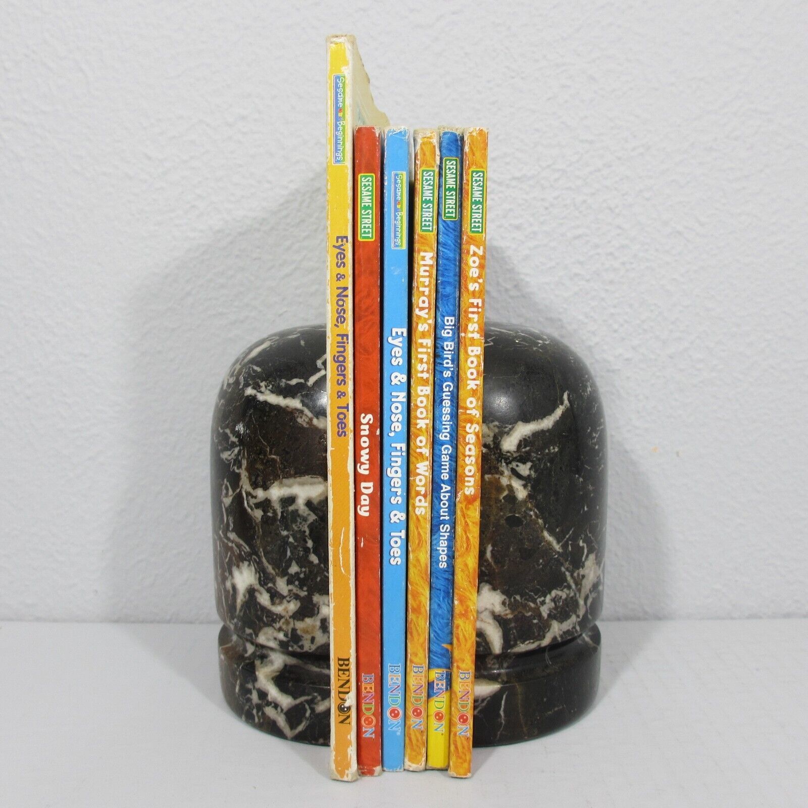 6 Sesame Street Board Books Big Bird Zoe Seasons Cookie Monster Elmo ...