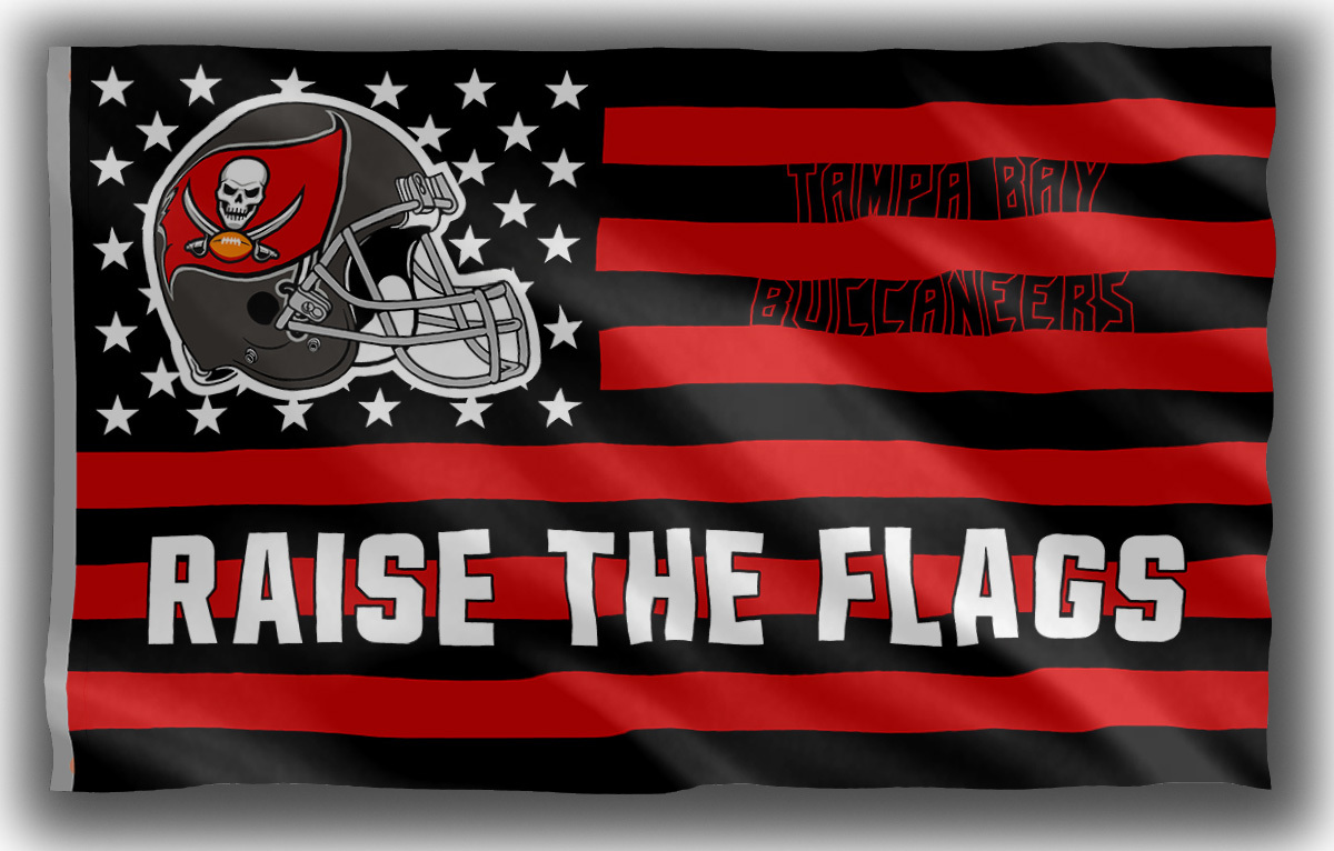 Tampa Bay Buccaneers Football Team Flag and similar items