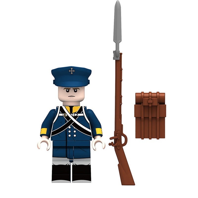 Prussian Landwehr Napoleonic Wars Minifigures Building Toys - Building ...