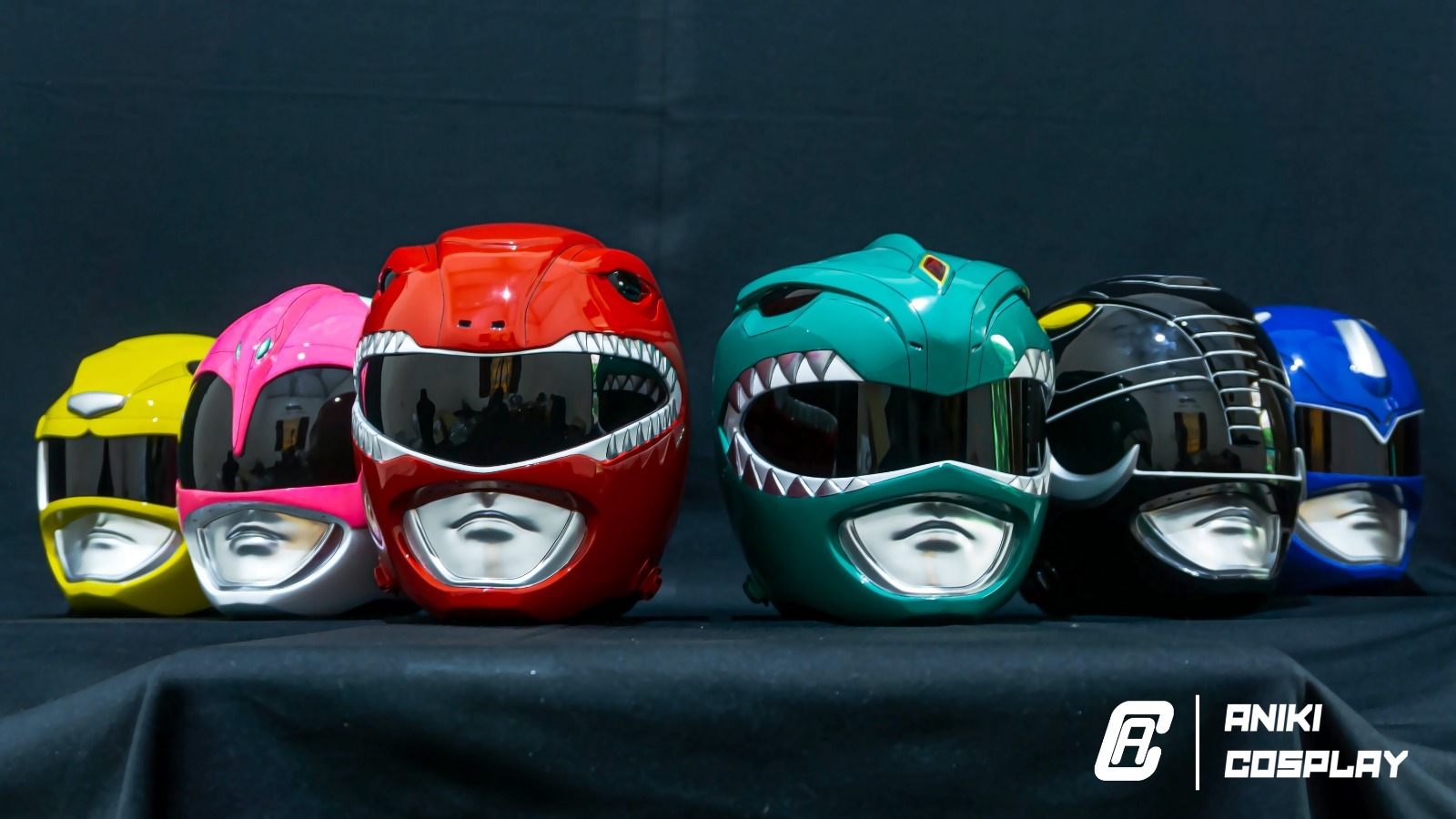 ANIKI MMPR Mighty Moprhin Cosplay Collectible Helmet Mask - Cosplay ...