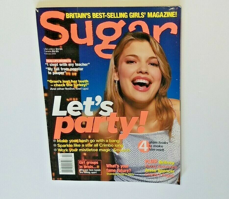 Sugar Britains Girls Magazine February 2001 Westlife Calendar Britney ...