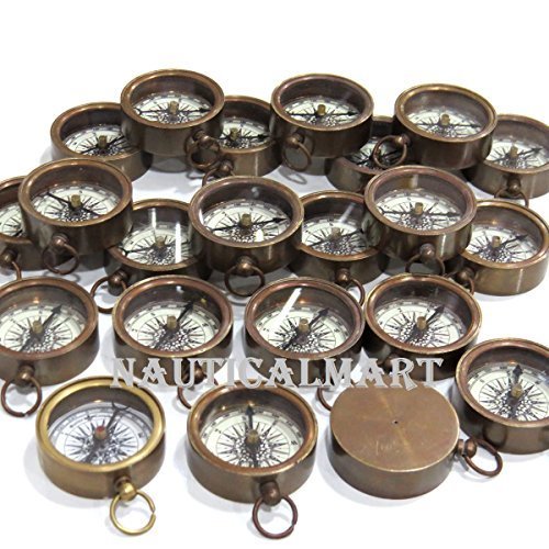NauticalMart Vintage Mini Compass Set of 100 Units Marine Collectible ...