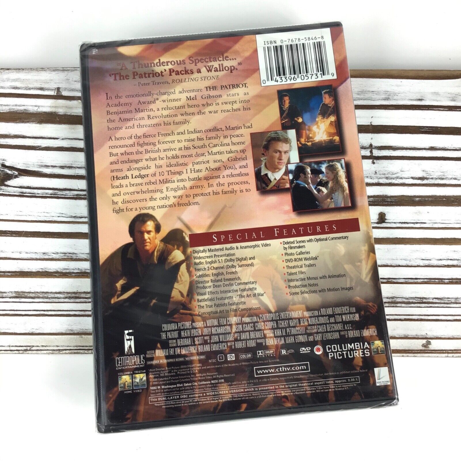 The Patriot / Movie DVD 2000 Special Edition / Mel Gibson / Heath ...