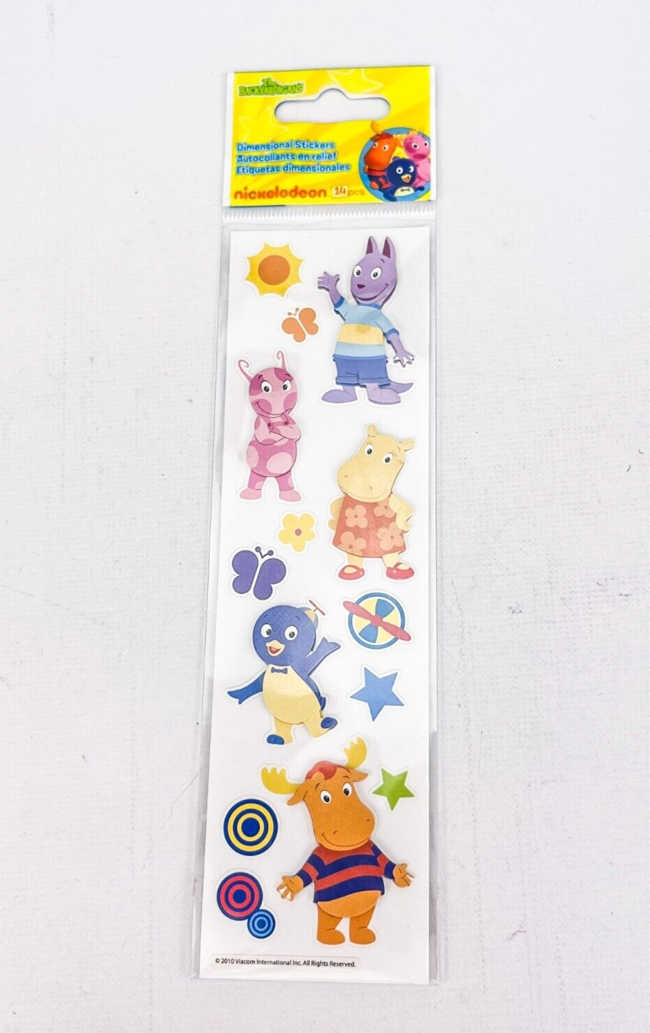 Nickelodeon Backyardigans Dimensional Stickers Tyrone Pablo Uniqua ...