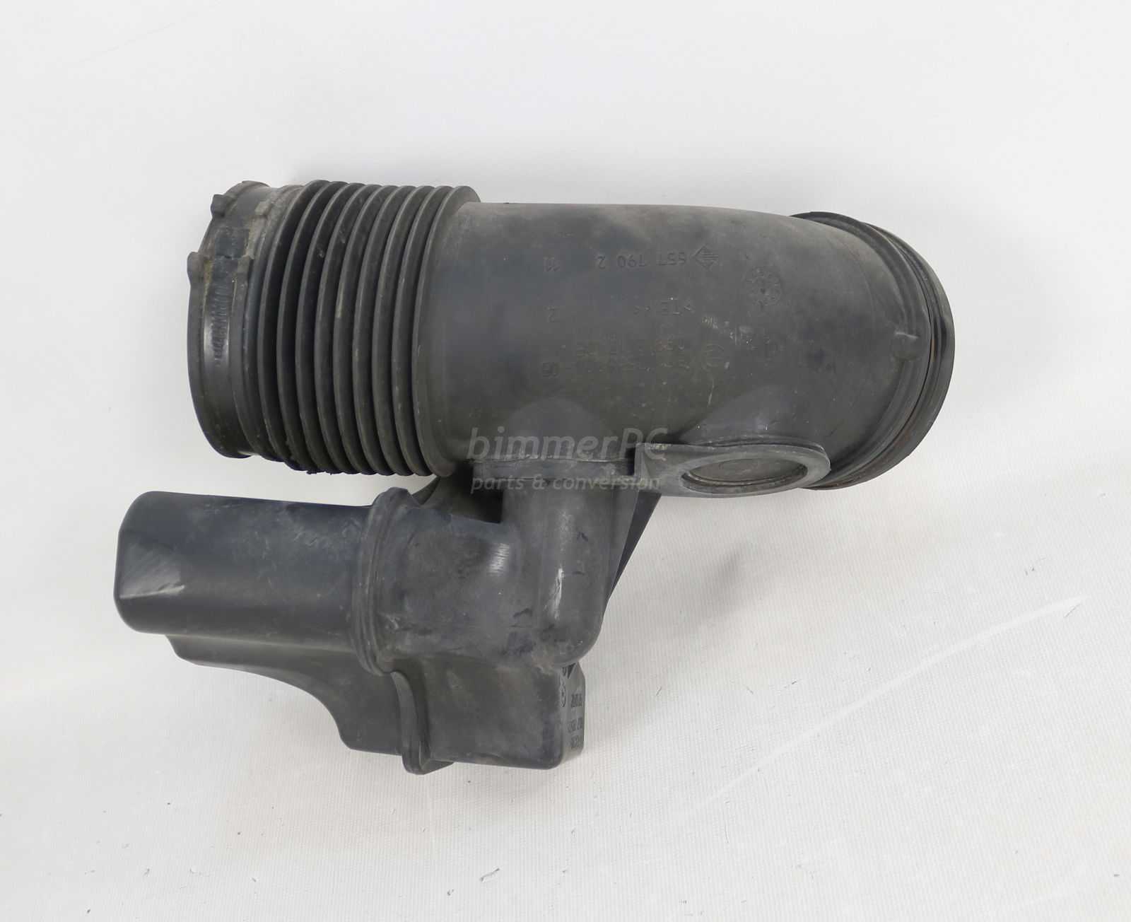 BMW N52 Intake Air Duct Rubber Boot w Resonator E90 E92 E82 E93 2006 ...