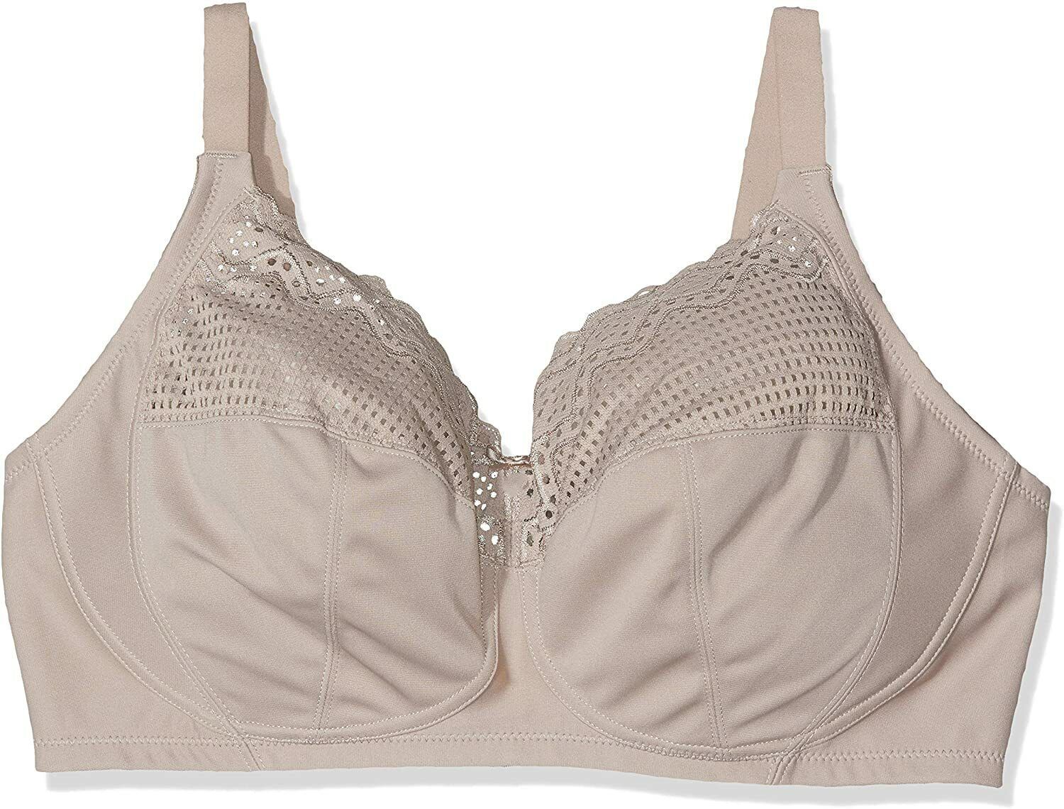 Glamorise TAUPE Full Figure Plus Size Comfortlift Support Bra, US 44DD ...