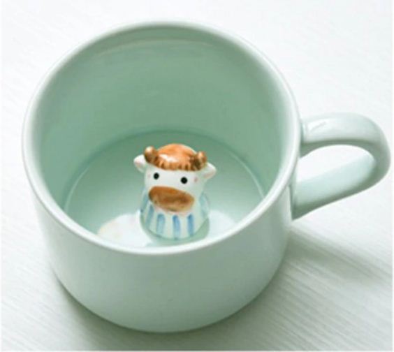 [Home] Creative Animal Inside Mug/Cup for Family/Kids/Children Gift ...
