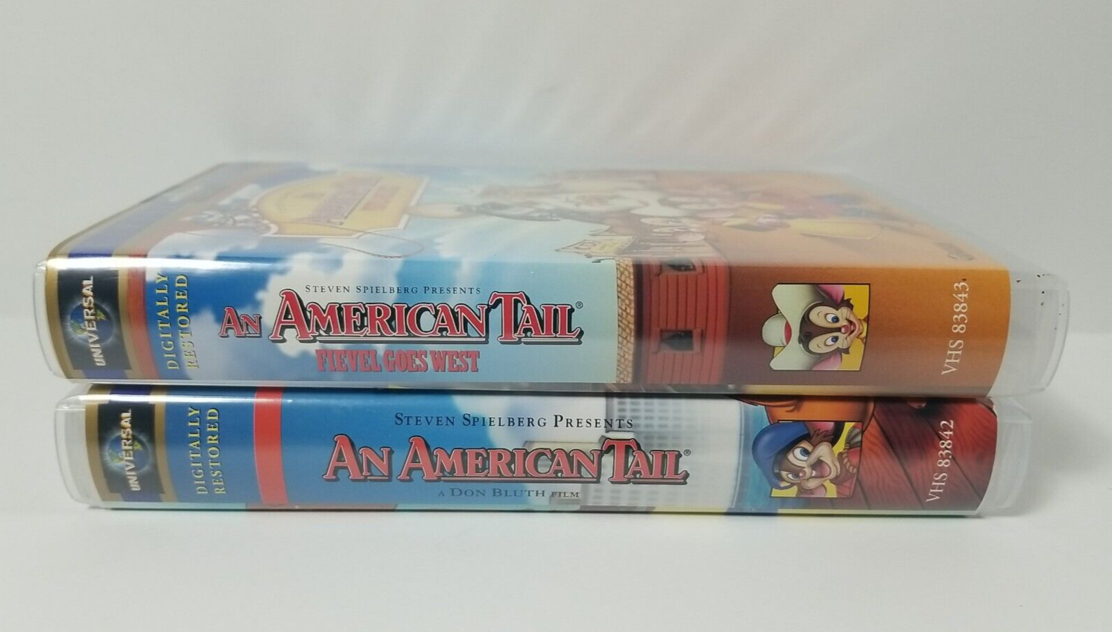 An American Tail (VHS) & Fievel Goes West Universal Studios Clamshell ...