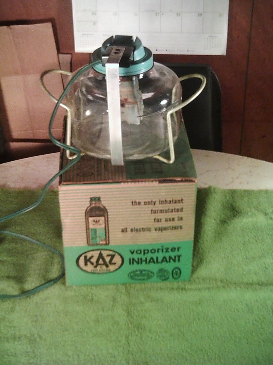 Vtg Kaz Electric Vaporizer Humidifier Model 95 Original Box & Paperwork ...