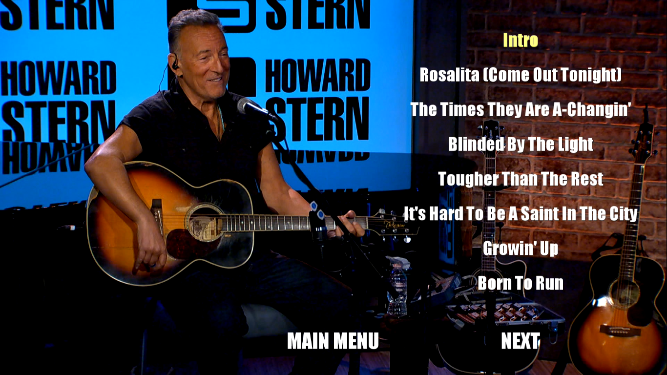 Bruce Springsteen - The Howard Stern Interview Blu-ray Full Interview ...