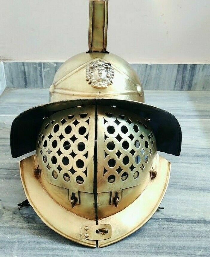 Medieval Gladiator Helmet Armadillo Helmet III Metal Halloween Armor ...