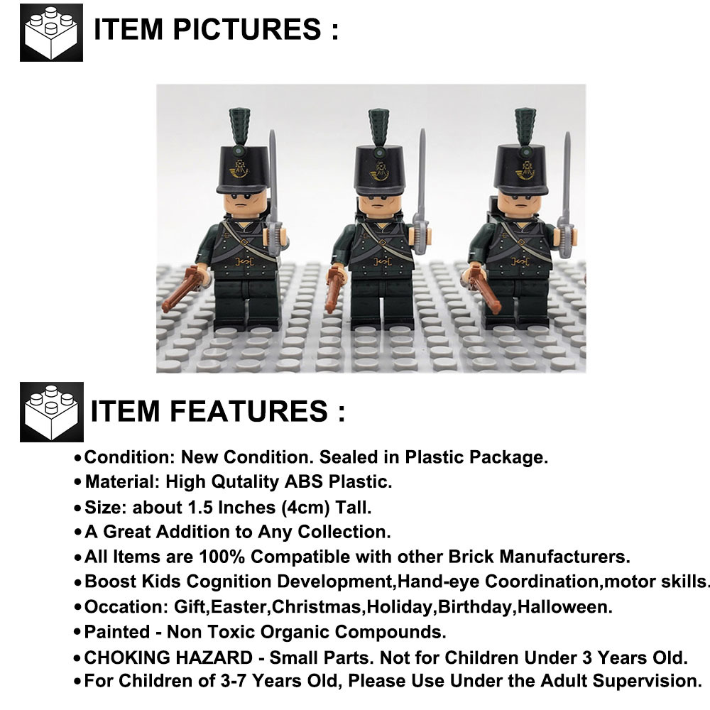 British 95th Rifles Brigade British Army 5 Minifigures Toys Lot ...