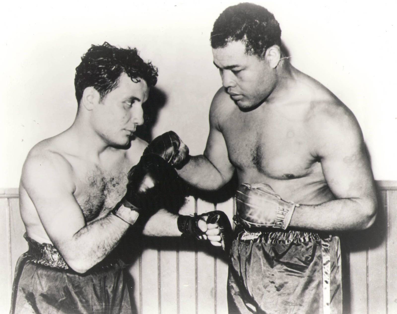 Jake Lamotta Joe Louis 8x10 photo boxing professional boxer - Photographs