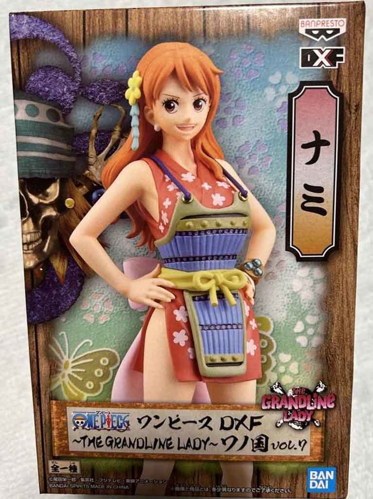 Nami Figure One Piece DXF The Grandline Lady Wano Country Vol.7 - Action Figures