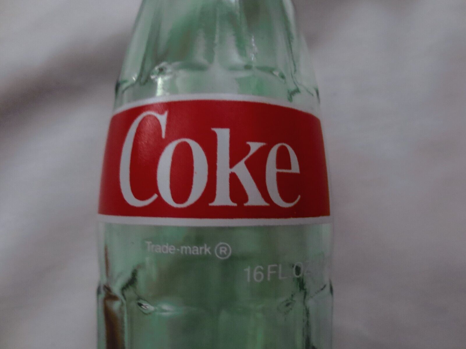 Coca Cola 16 Fl oz ACL Label Return for refund money back w/ Arrow Ex ...