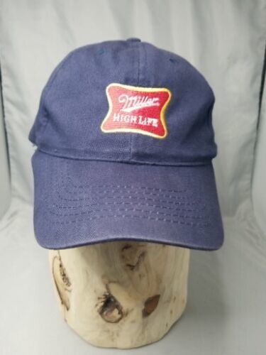 Miller High Life Baseball Hat Cap Blue Embroidered AMC Adjustable ...