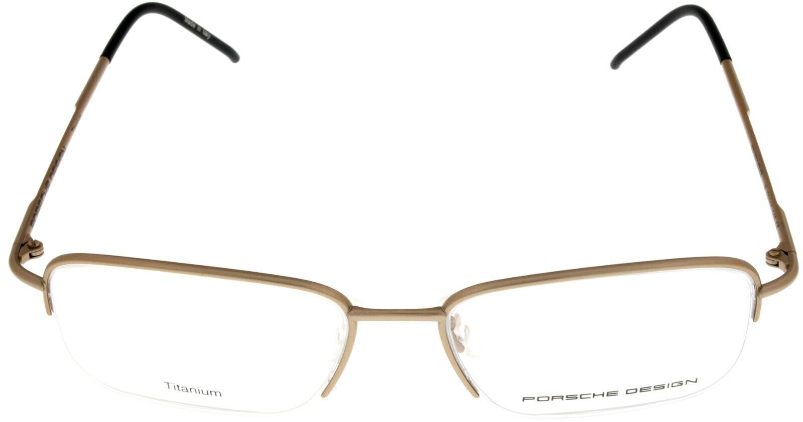 Porsche Design Eyewear Frames Titanium Pale Gold Semi Rimless P8198B ...