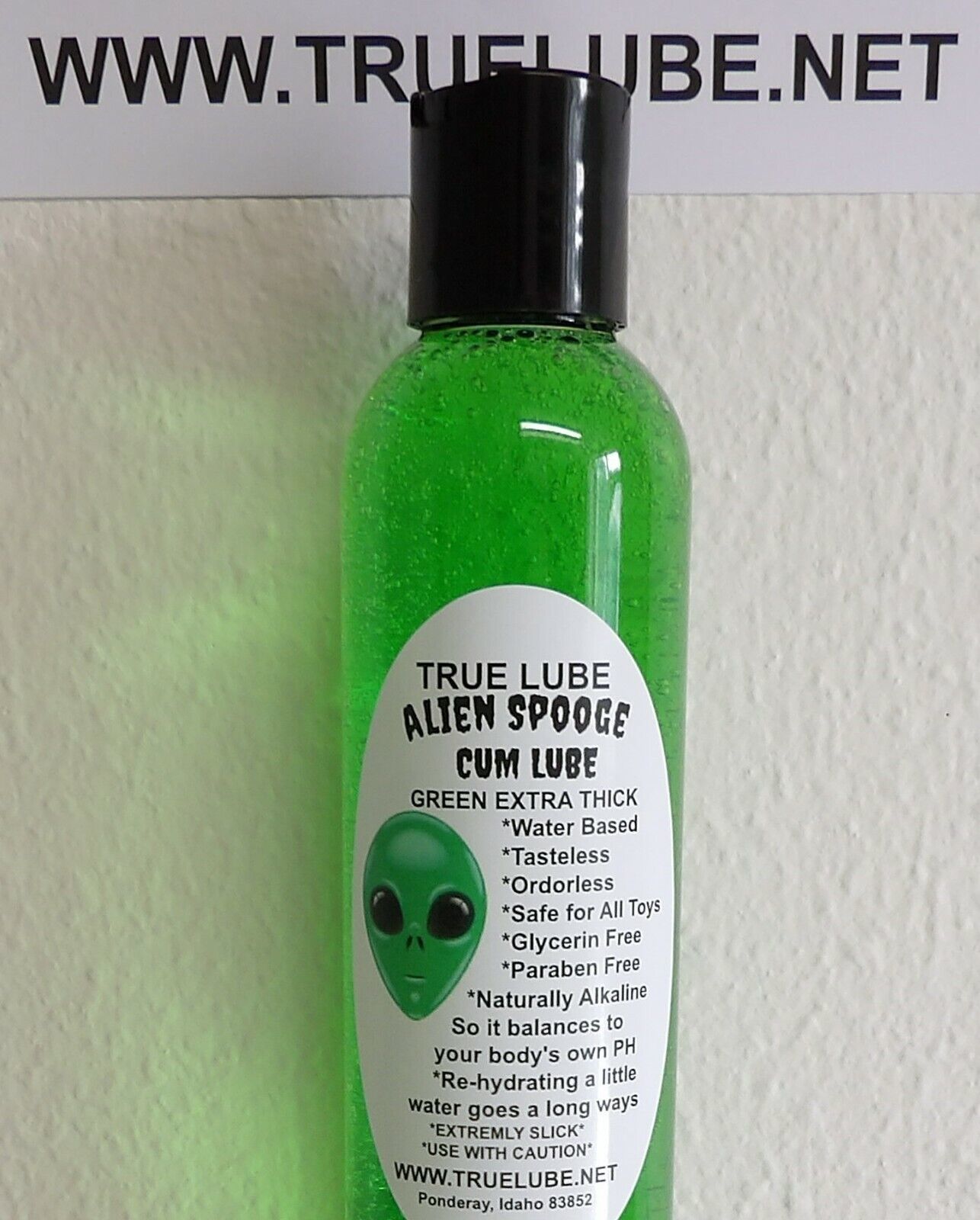 Cum Lube Alien Spooge 16oz., True Lube Water Based Personal Lubricant ...