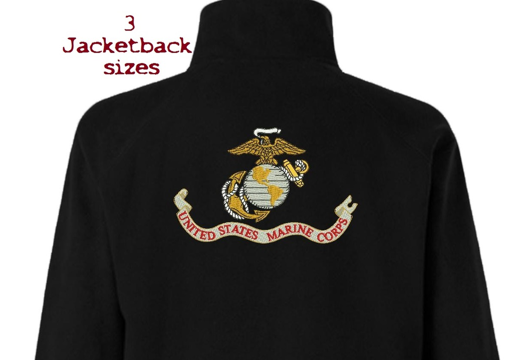 USMC Marine Corps Marines Digitized filled embroidery design Digital ...