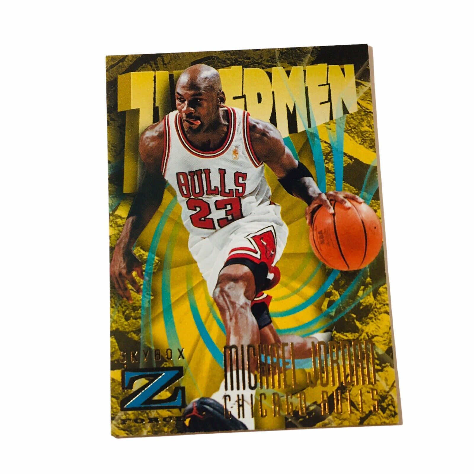 MICHAEL JORDAN, 1997-98 SKYBOX Z-FORCE ZUPERMEN #179 BULLS G.O.A.T ...