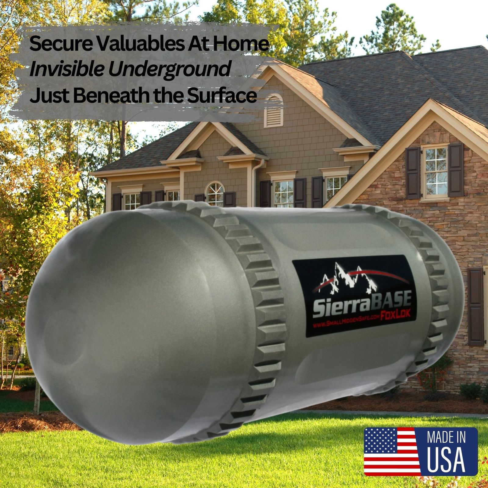 Underground, Security Lock Box Safe. Store Gold Coins, Silver, Survival ...