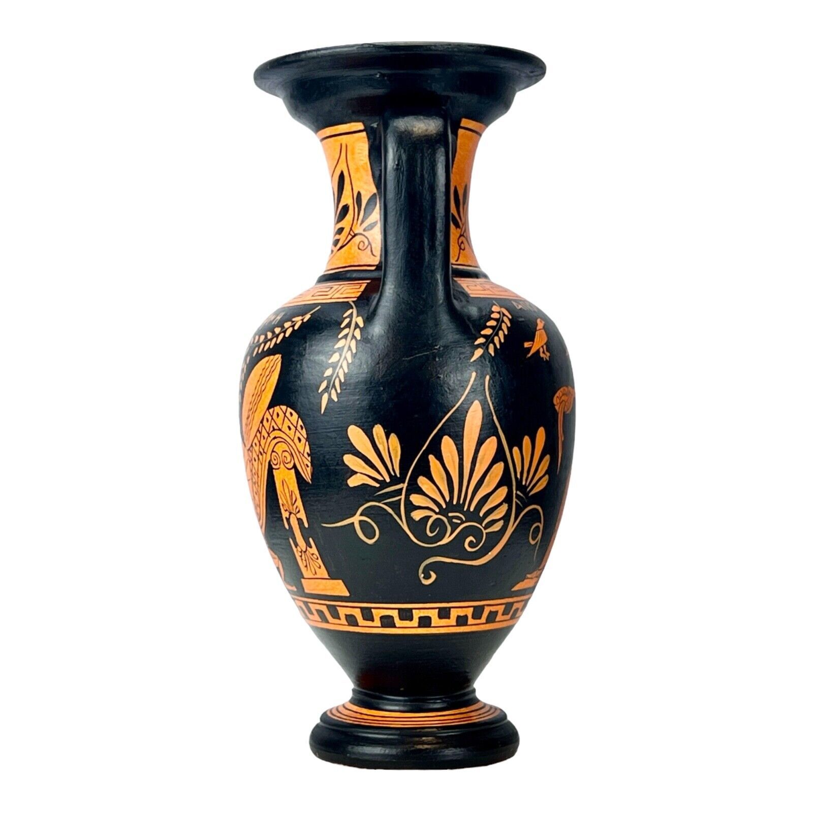 God Apollo and Daphne painting Ancient Greek Vase Pottery - Vases