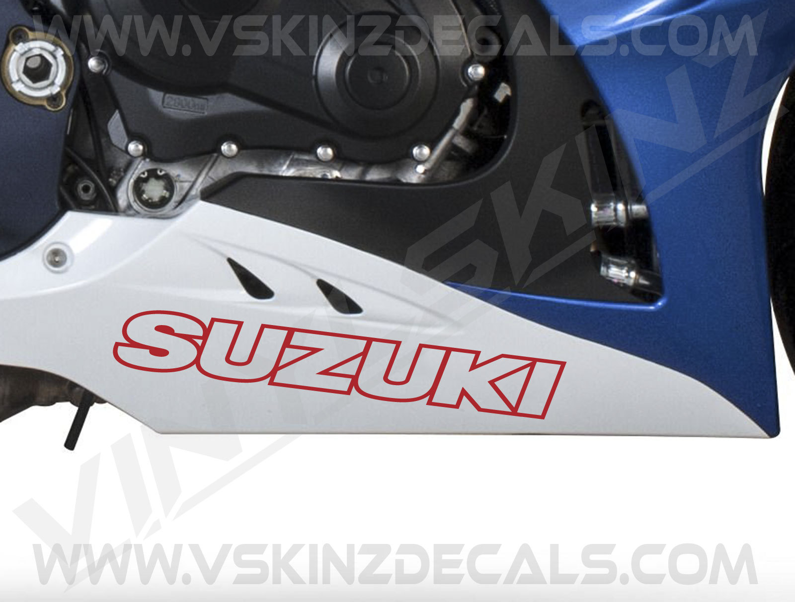 Suzuki Outline Logo Fairing Decals Kit Stickers Premium Quality 5 ...
