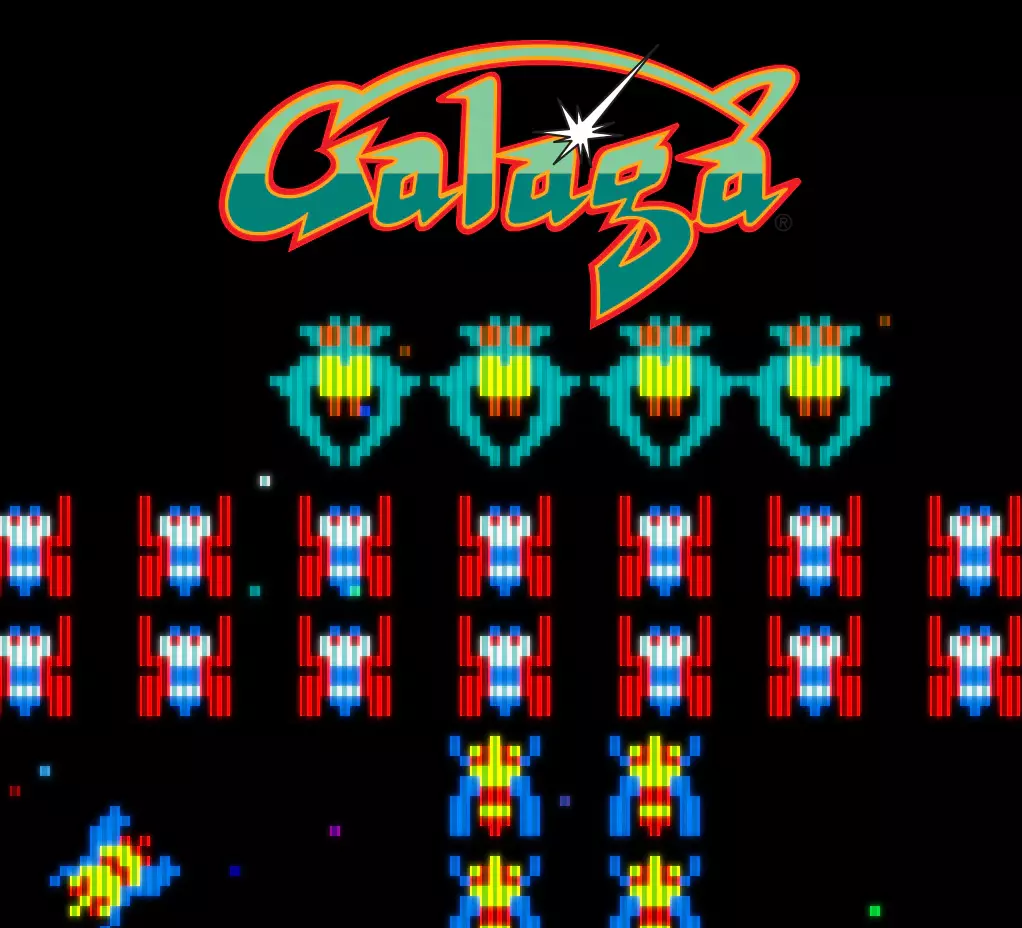 Doc & Pies Arcade Factory 412 Classic Games Arcade Console, Galaga Art ...